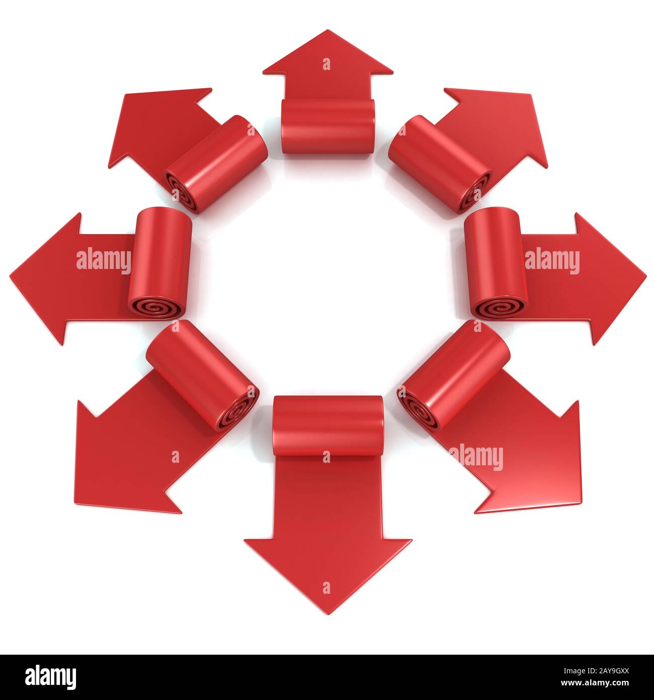 Group directed Cut Out Stock Images & Pictures - Alamy