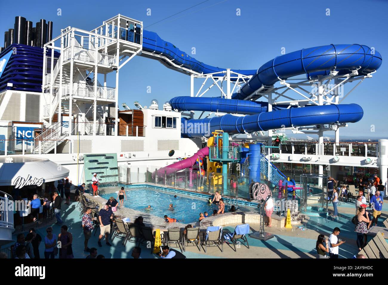 Cruise Ship Pool Slide High Resolution Stock Photography and Images - Alamy
