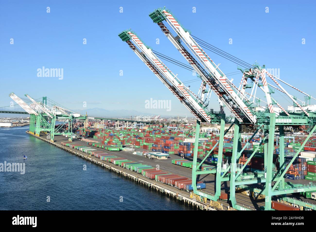 Port of San Pedro in Los Angeles, California Stock Photo - Alamy