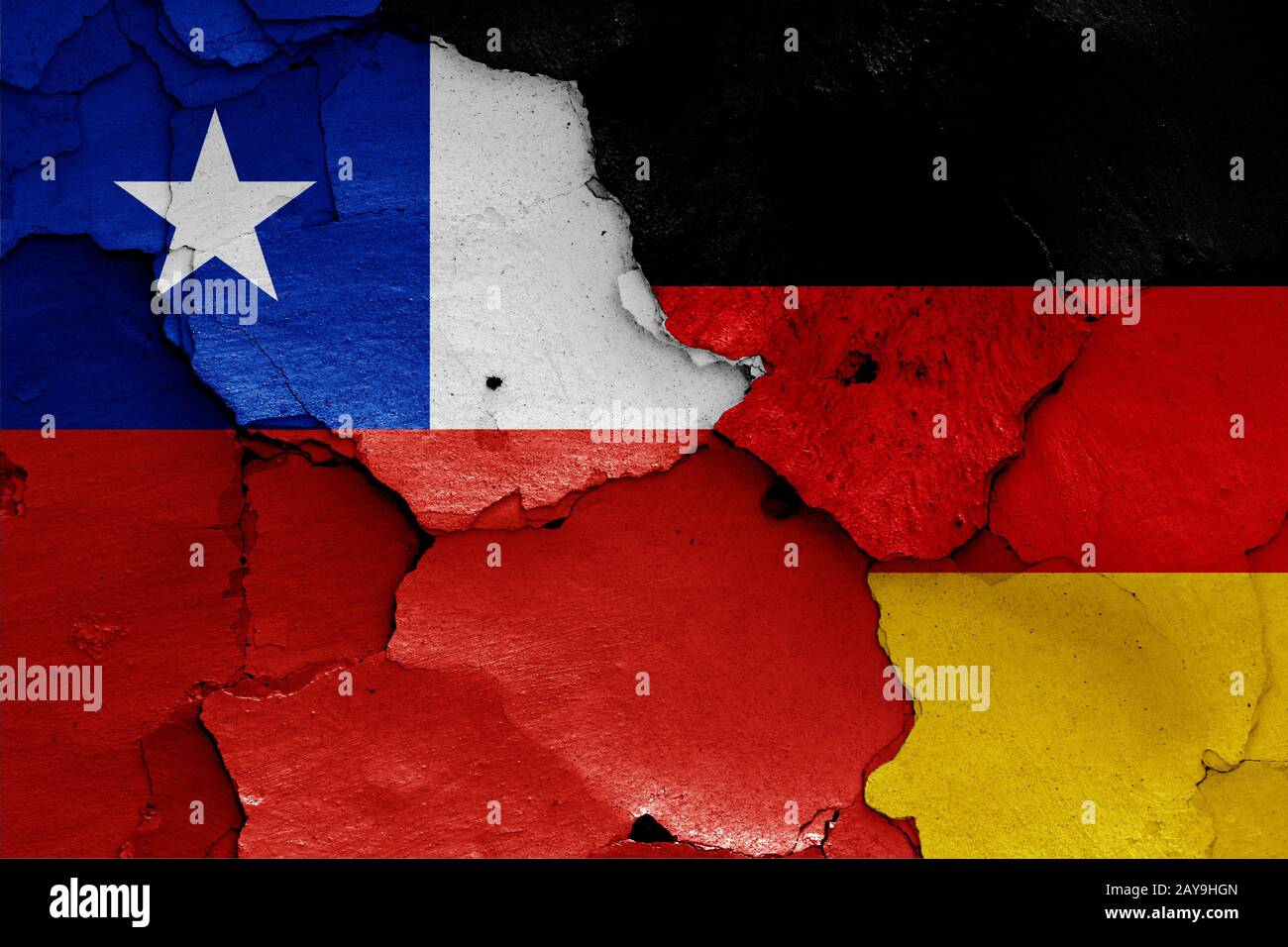 flags of Chile and Germany Stock Photo - Alamy