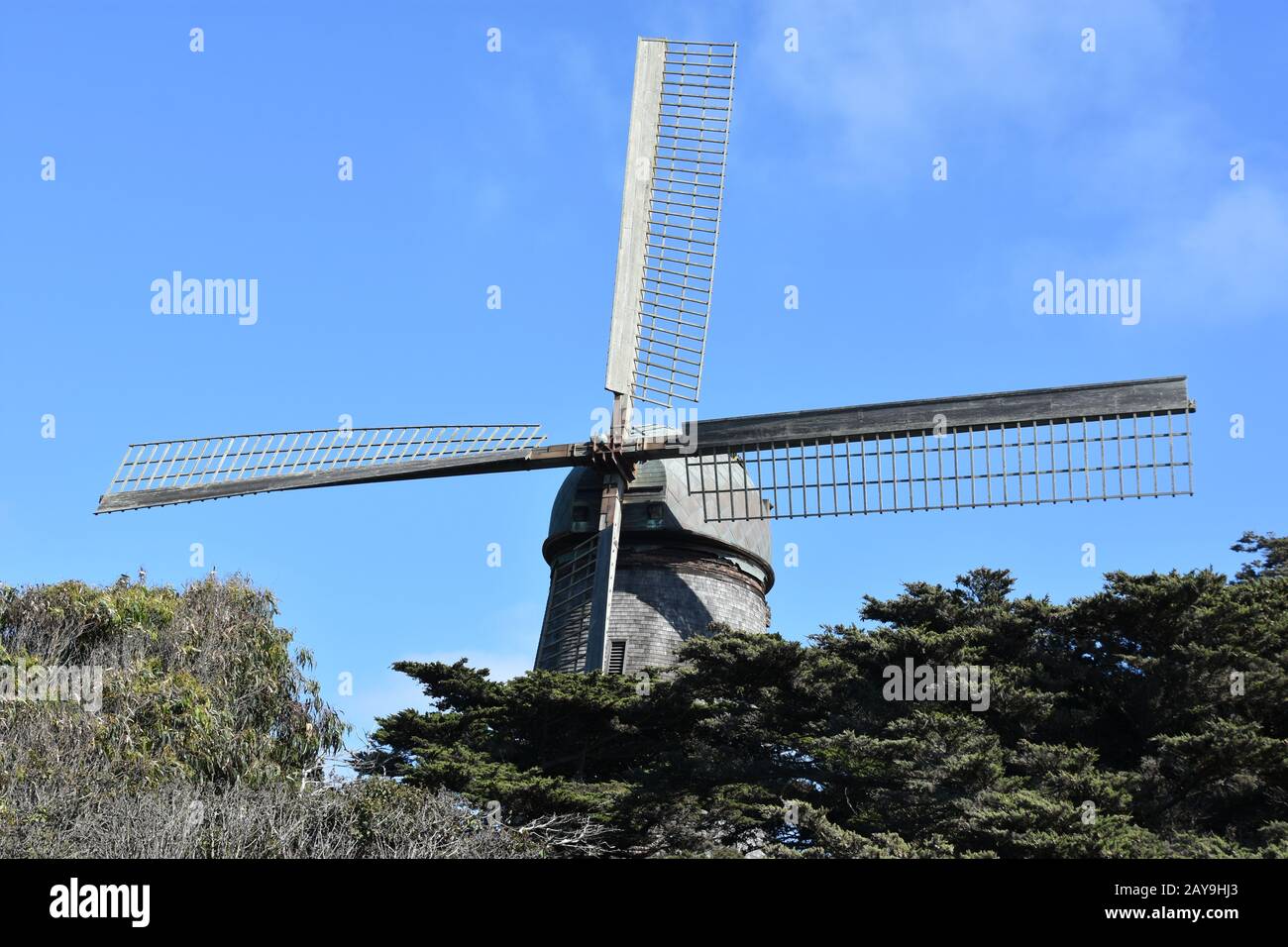 Dutch Windmill at Golden Gate Park in San Francisco, California Stock ...