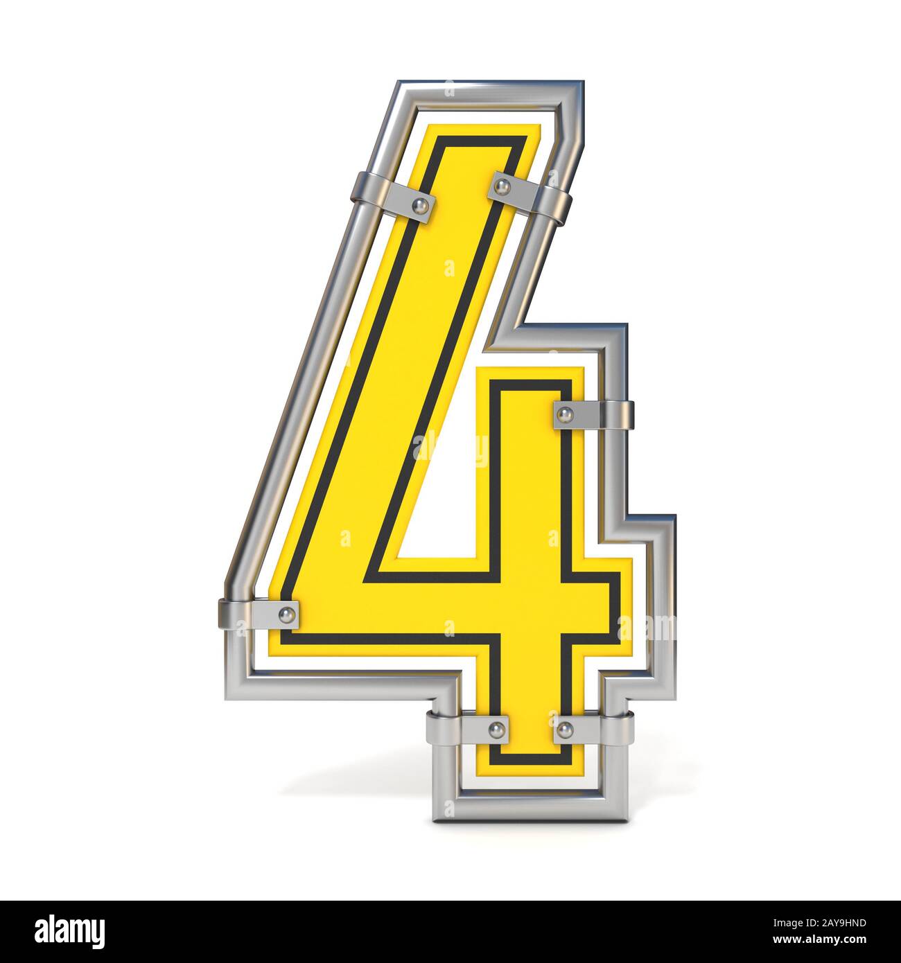 Road number 4 Cut Out Stock Images & Pictures - Alamy