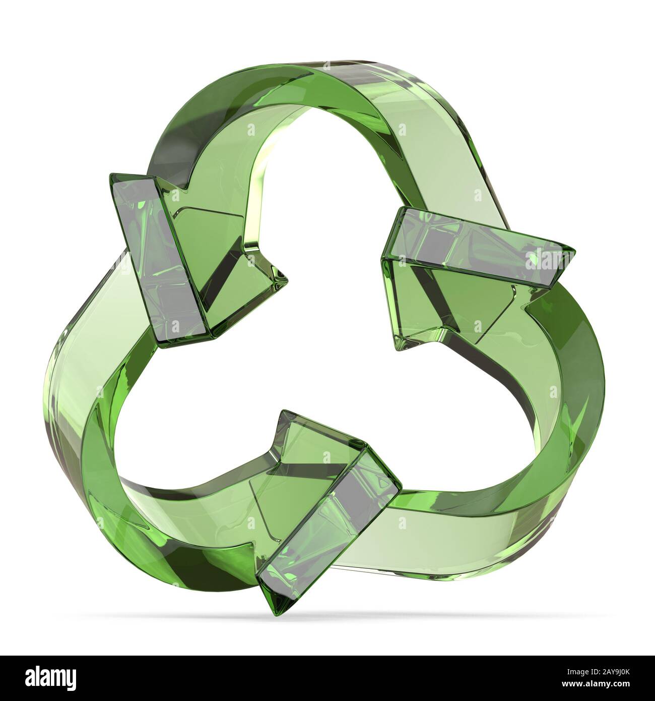 Recycle arrows icon shiny hi-res stock photography and images - Alamy