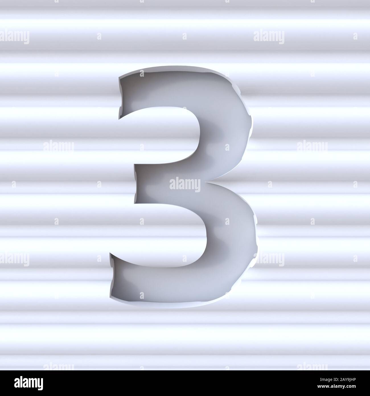 Number 3 cut out hi-res stock photography and images - Alamy