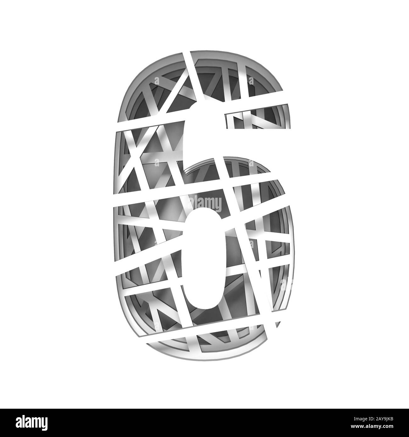 Number six 6 Black and White Stock Photos & Images - Alamy