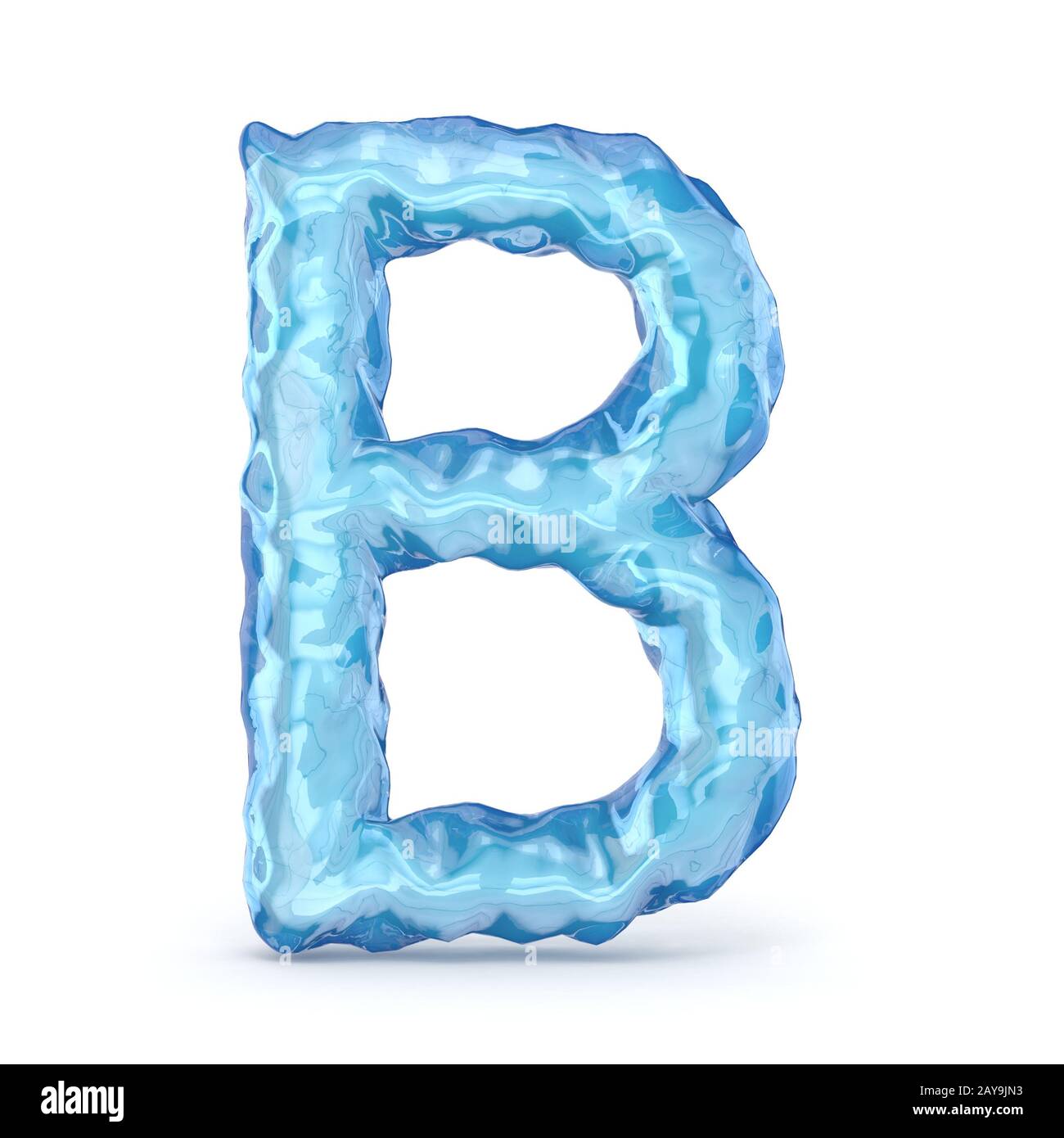 Frozen font ice alphabet transparent hi-res stock photography and ...