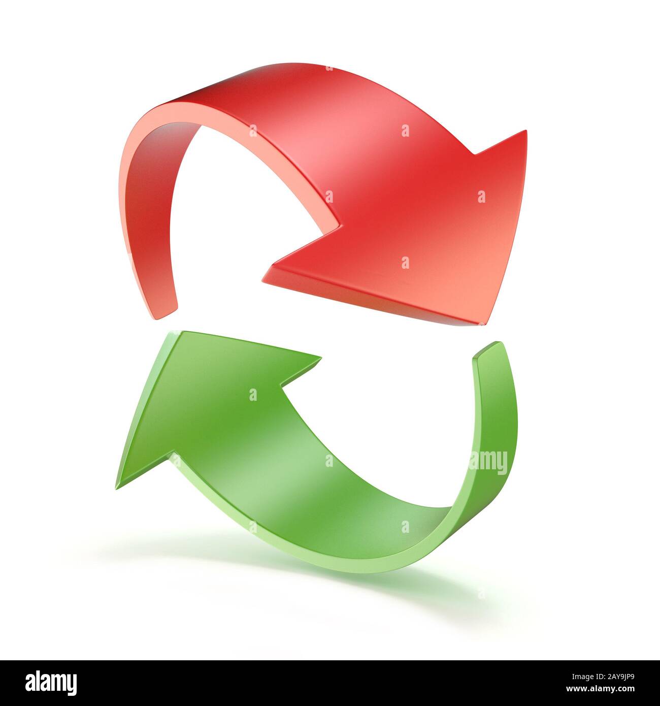 Two arrows and circle hi-res stock photography and images - Alamy