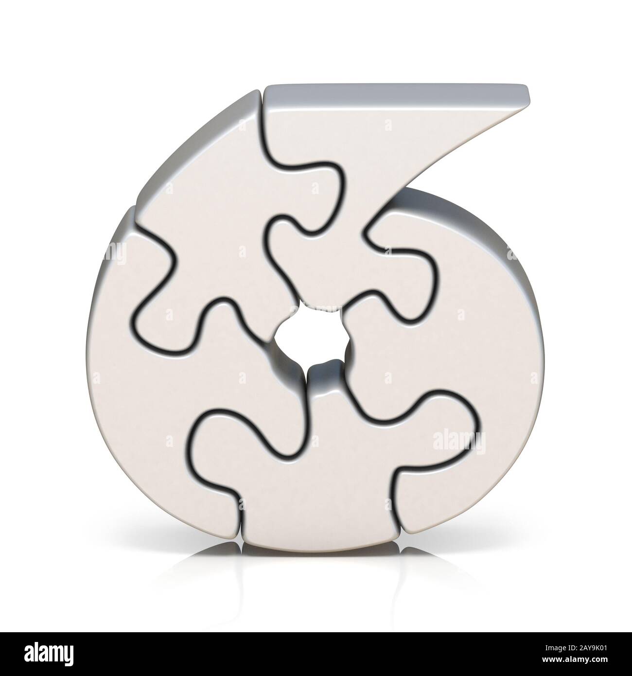 3d puzzle mathematical Cut Out Stock Images & Pictures - Alamy