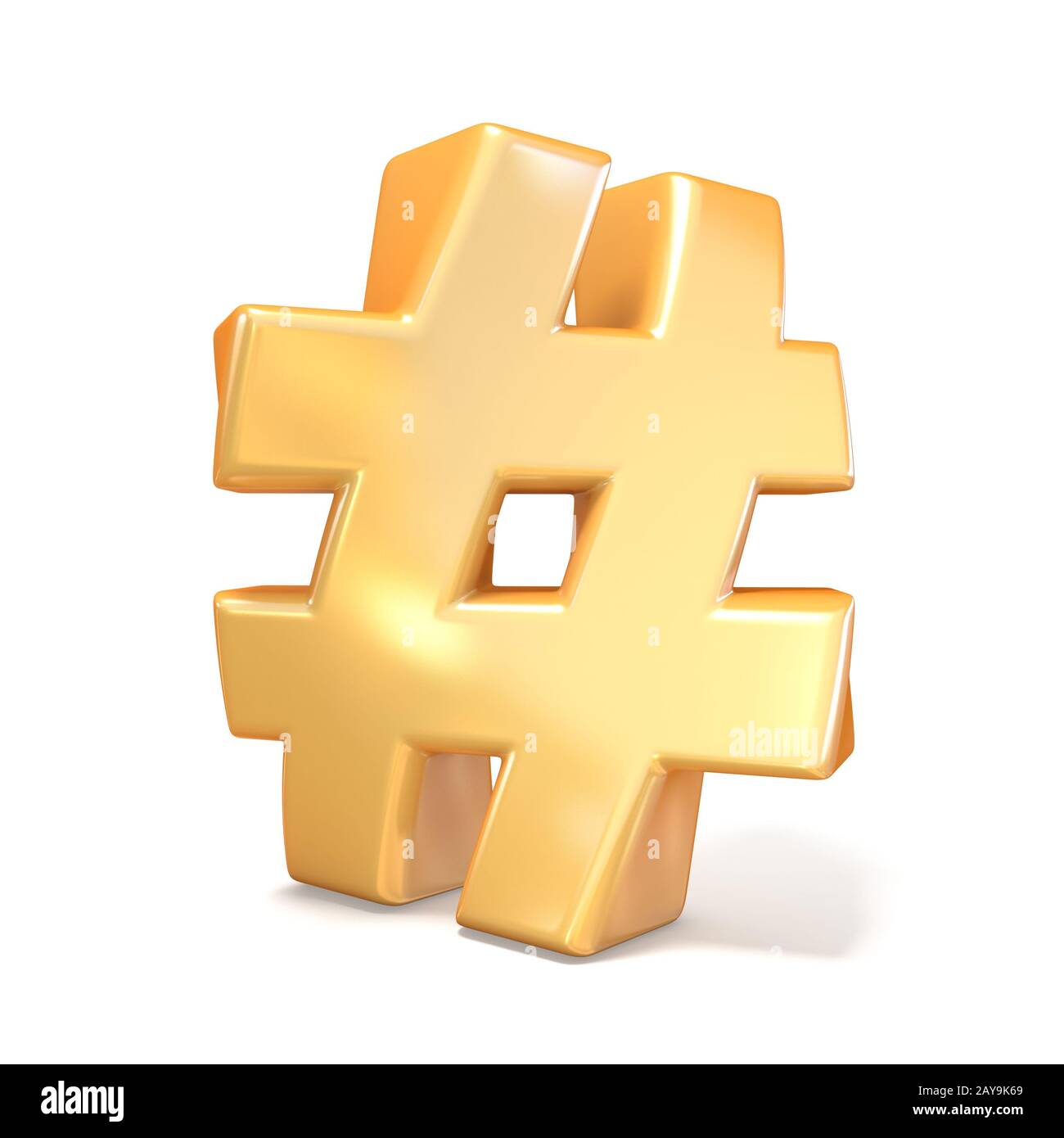Orange twisted font HASHTAG sign 3D Stock Photo - Alamy