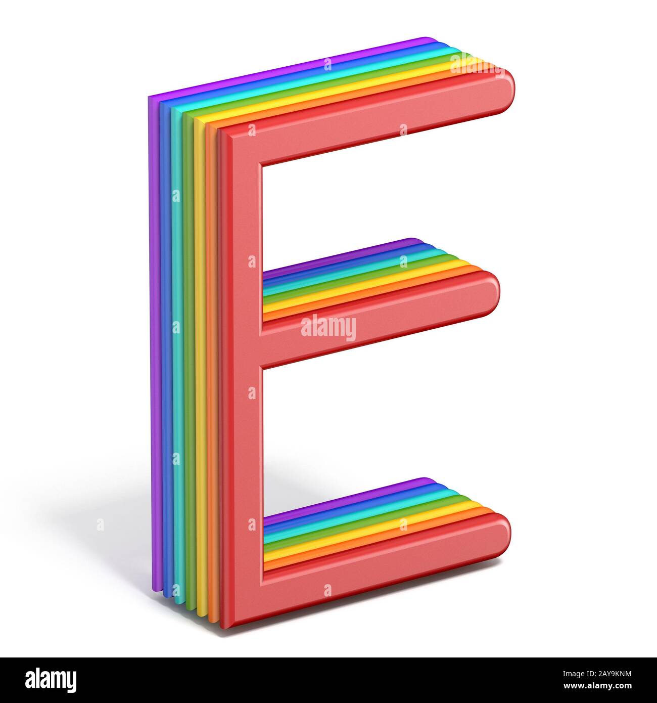 Letter e and rainbow hi-res stock photography and images - Alamy
