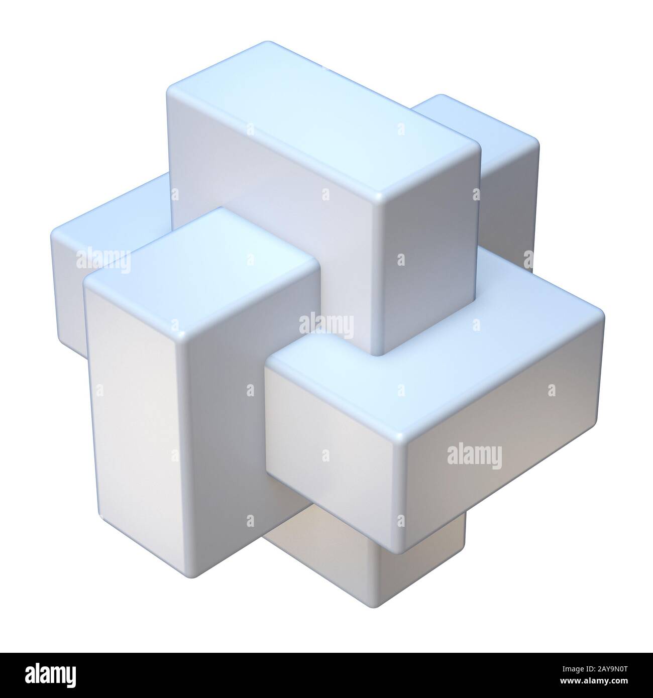 Cube shape Cut Out Stock Images & Pictures - Alamy