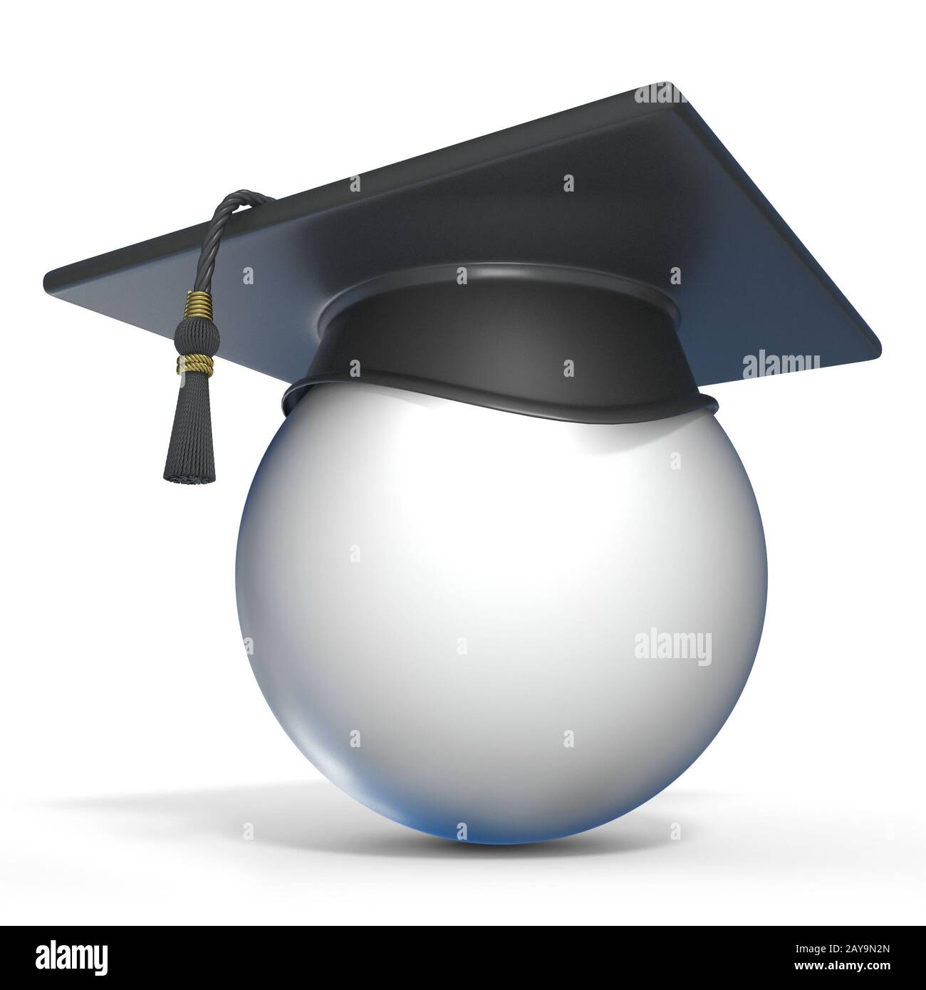 Graduation cap with globe hi-res stock photography and images - Alamy