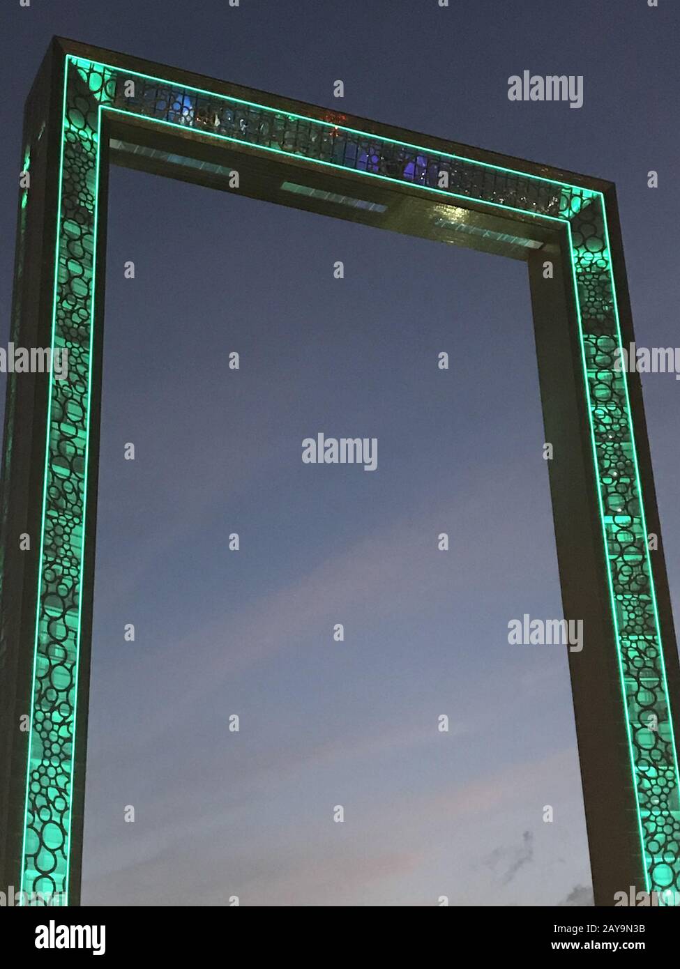 Dubai Frame in the UAE Stock Photo - Alamy