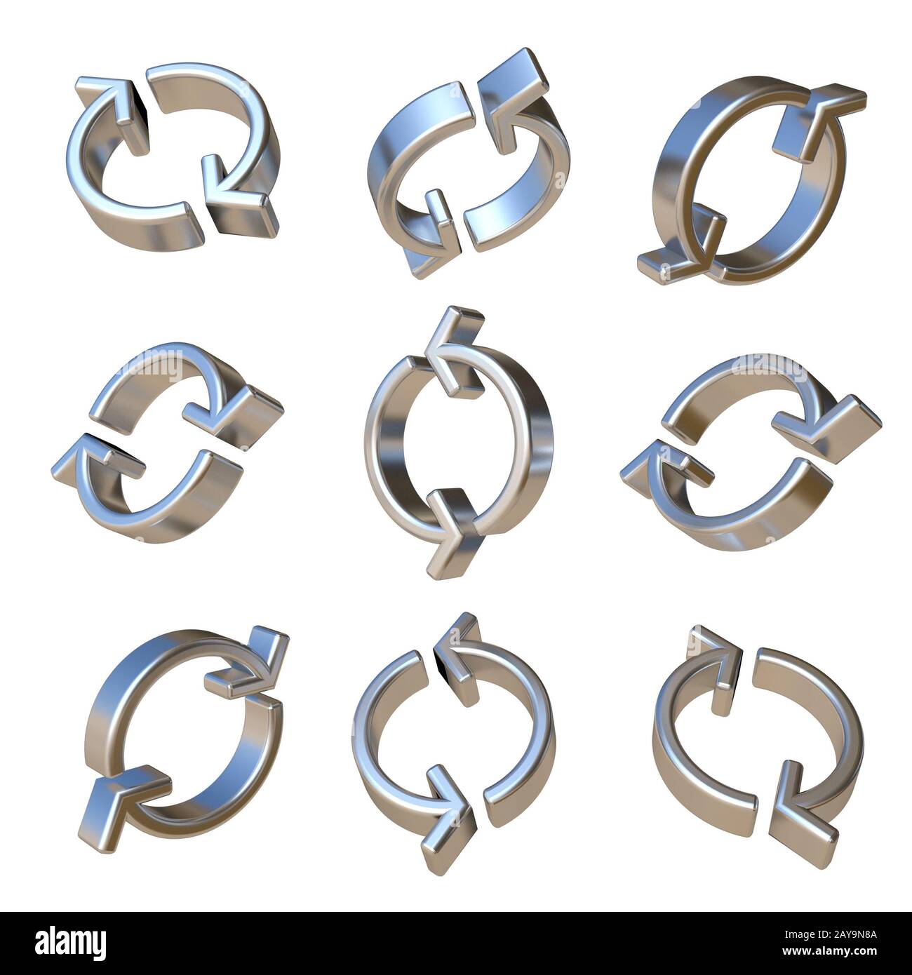 Circular arrows hi-res stock photography and images - Alamy