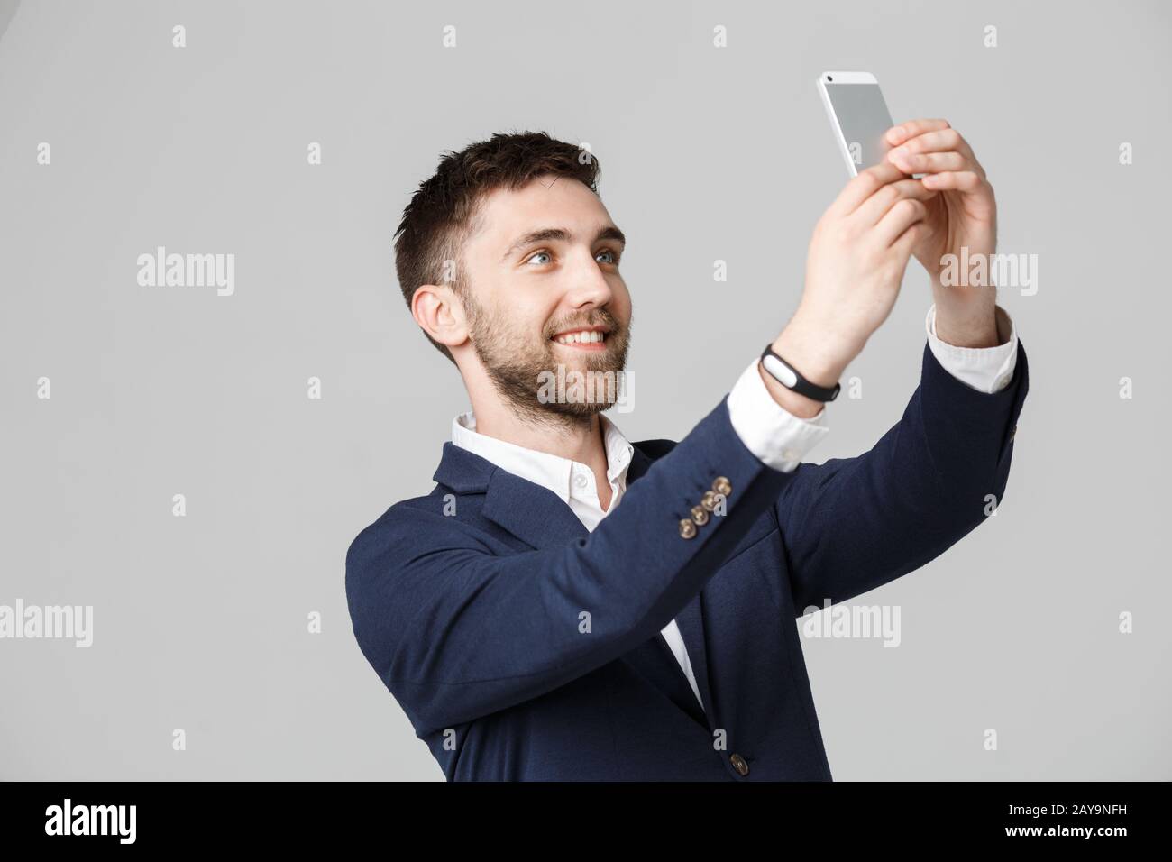 Here with the boss himself hi-res stock photography and images - Alamy