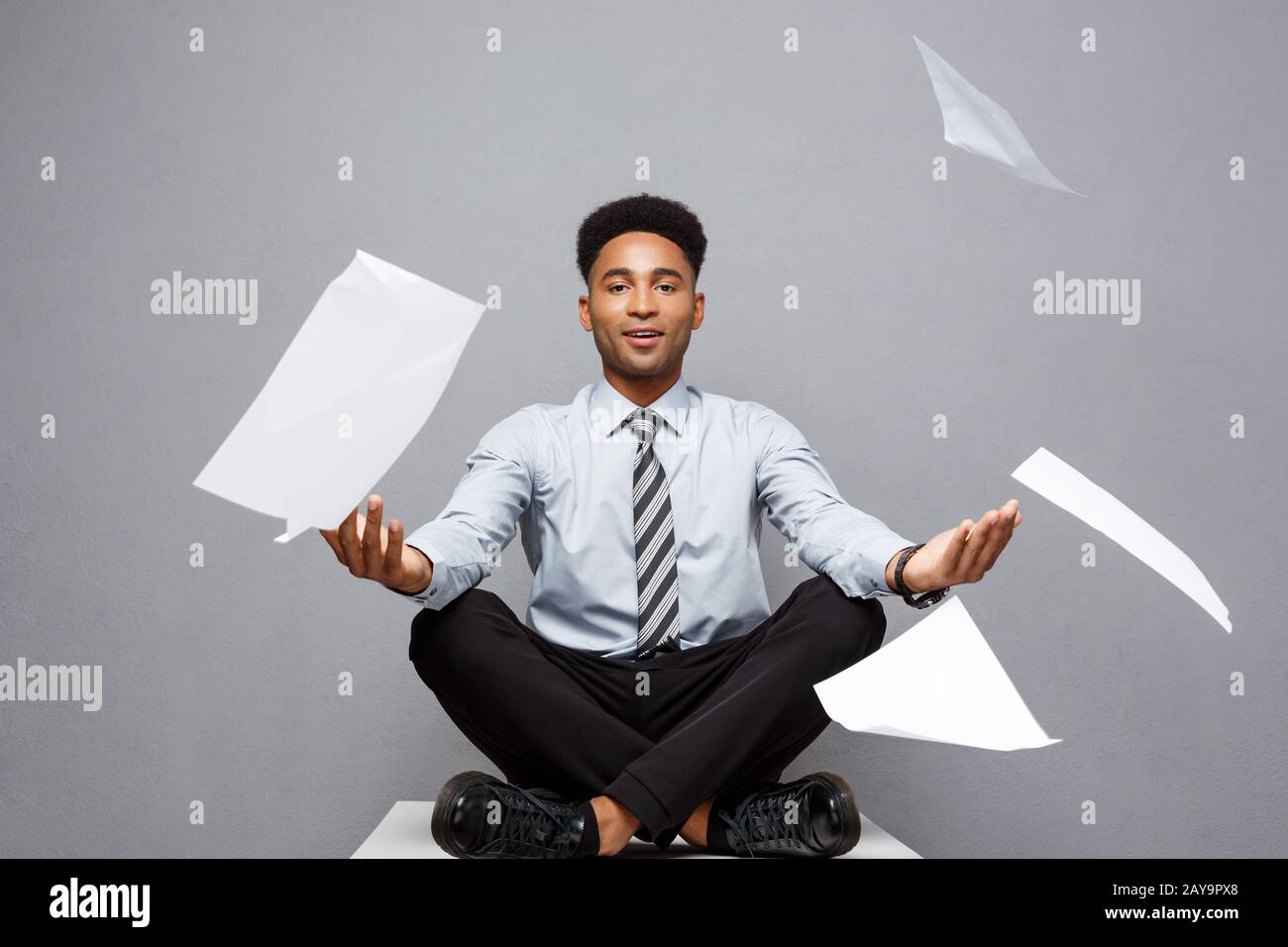 Man throwing away papers hi-res stock photography and images - Alamy