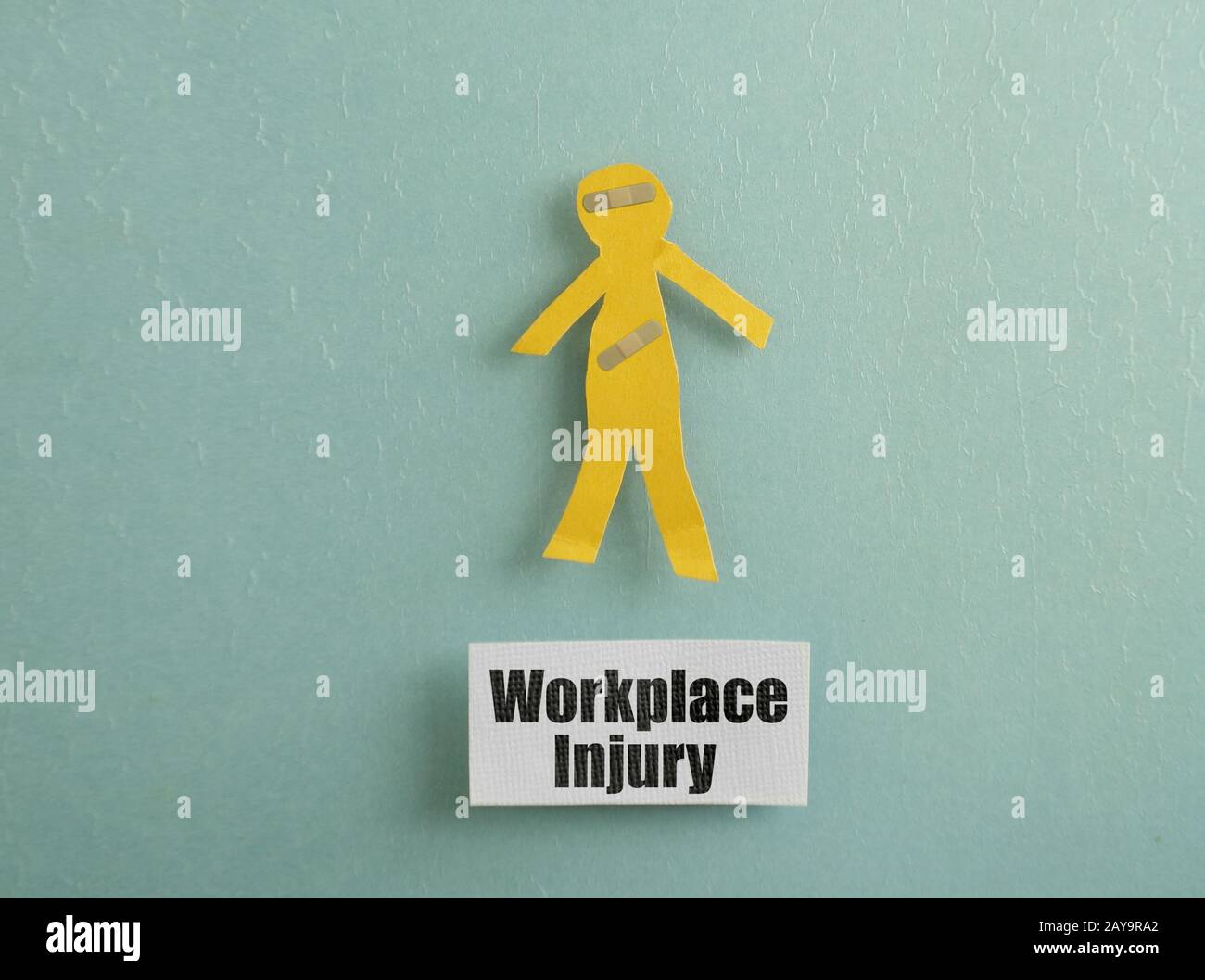 Workplace Injury worker concept Stock Photo - Alamy