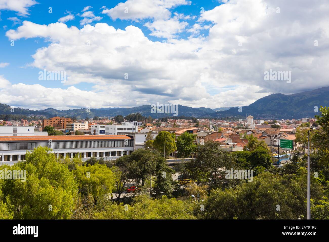 panoramic view of the west part of the city of Cuenca Stock Photo - Alamy