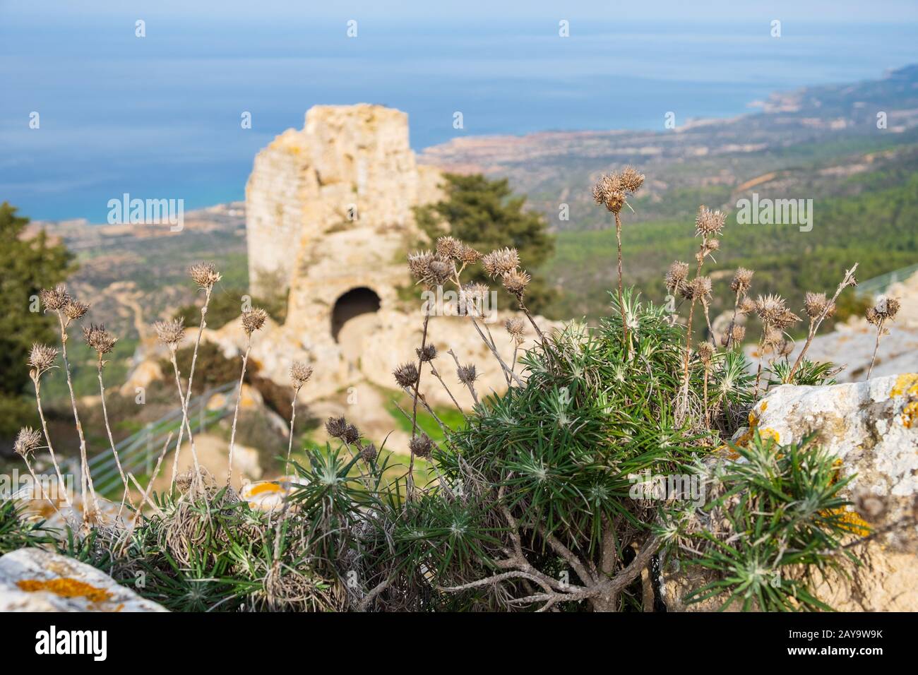 Kantara Castle, Cyprus Stock Photo - Alamy