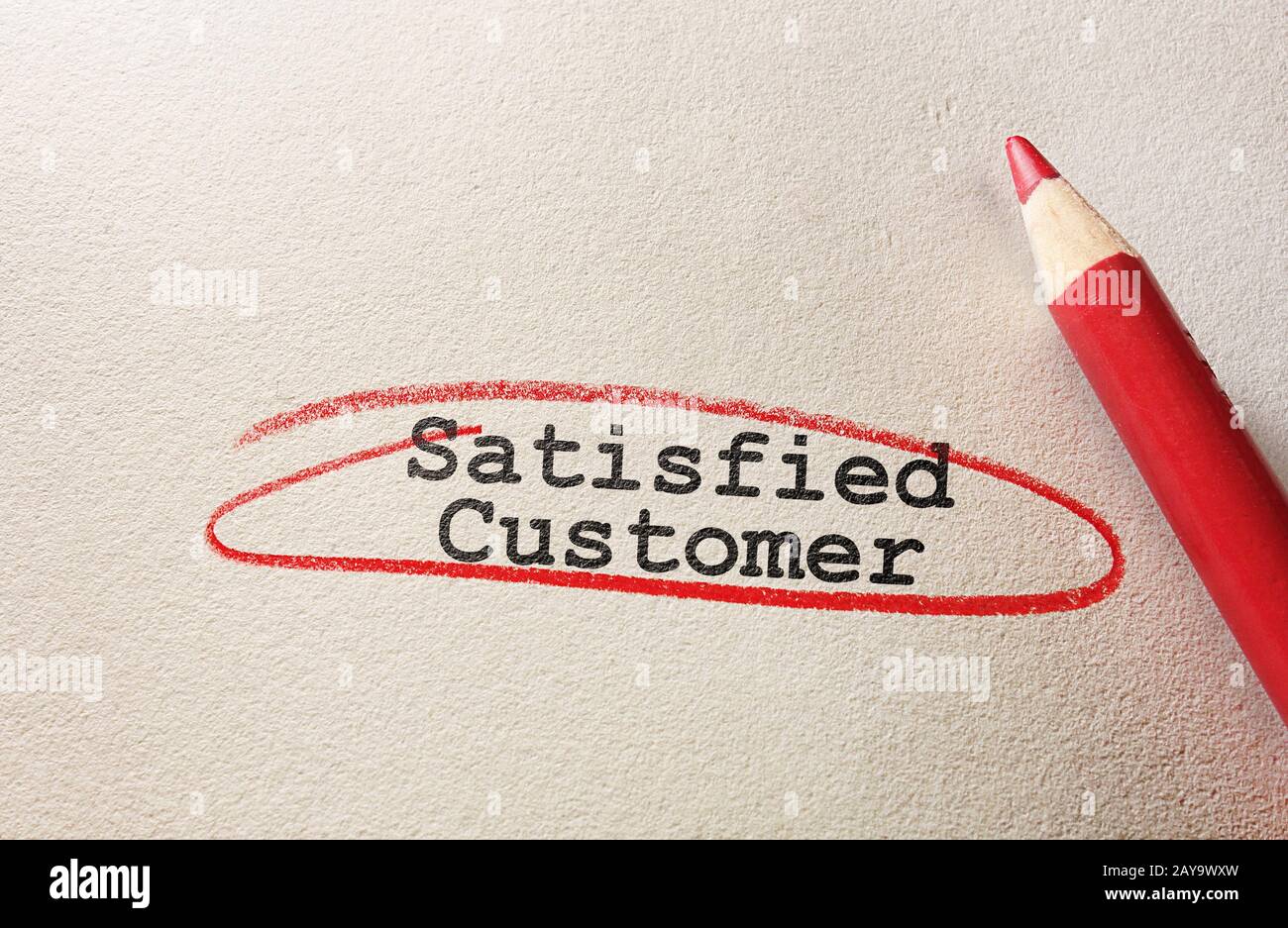 Customer Satisfaction survey Stock Photo - Alamy