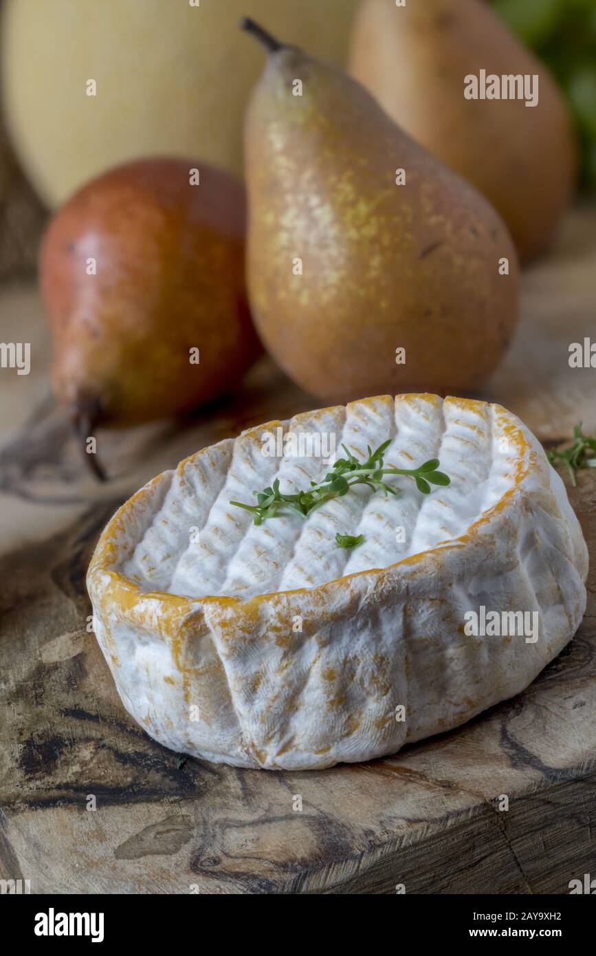French soft cheese Stock Photo - Alamy