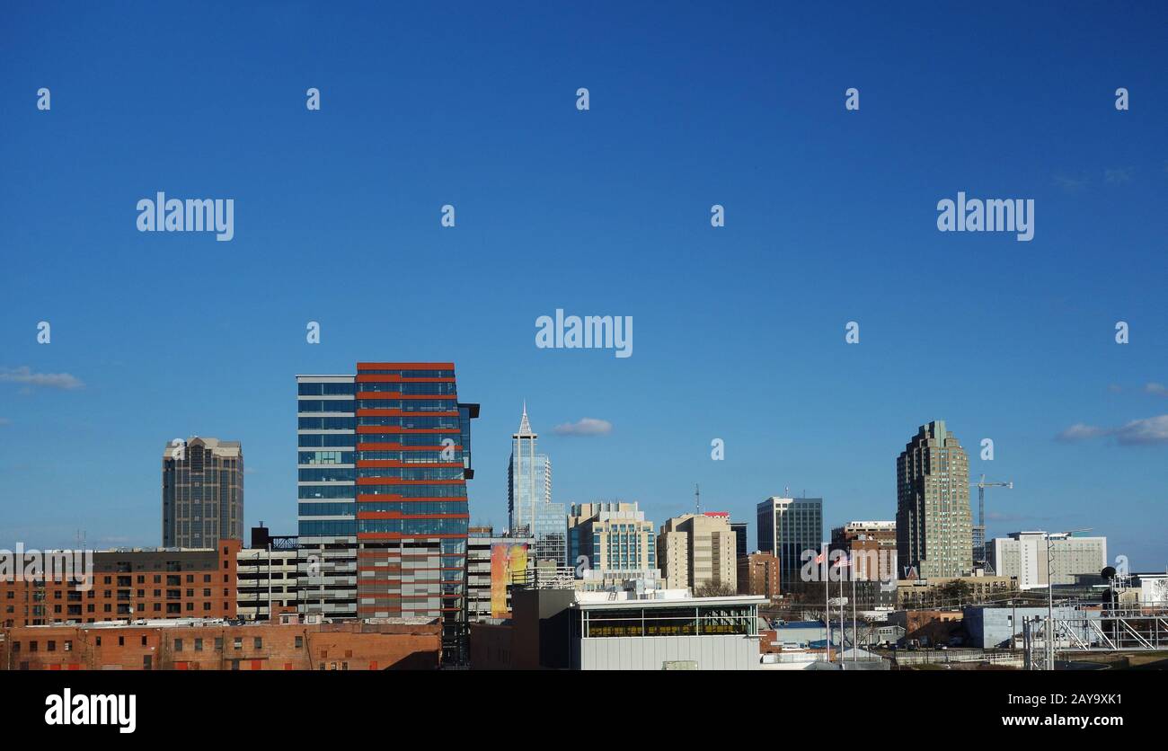 Downtown raleigh skyline hi-res stock photography and images - Alamy