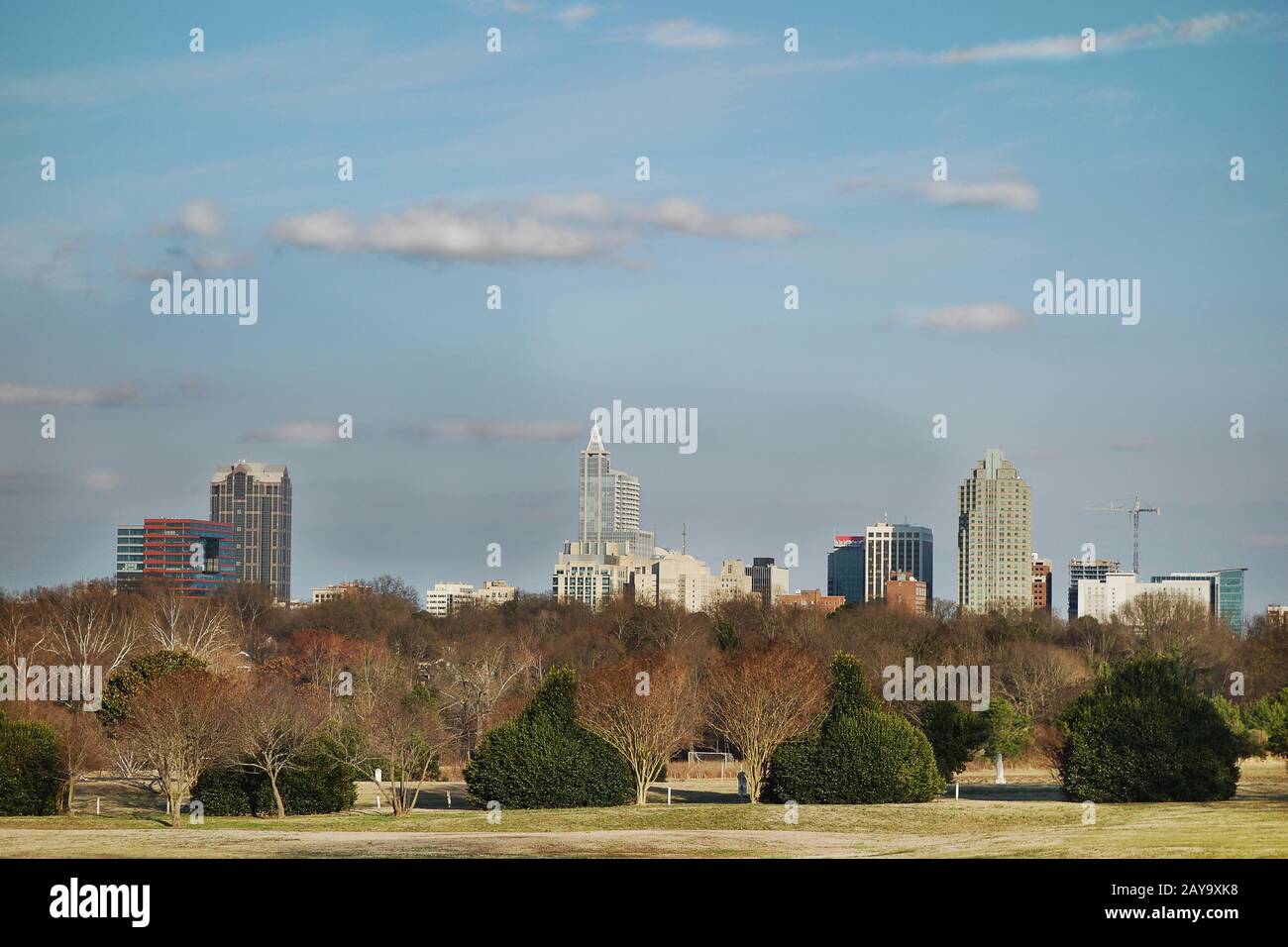Downtown raleigh skyline hi-res stock photography and images - Alamy