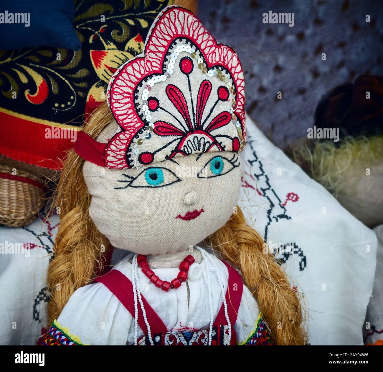 Handmade fabric toy hi-res stock photography and images - Alamy