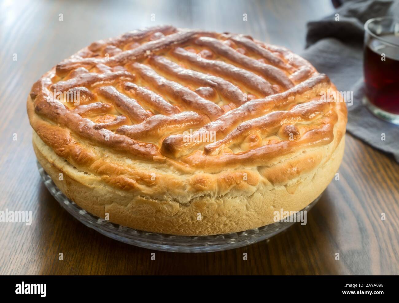 Birthday cake on dining table hi-res stock photography and images - Alamy