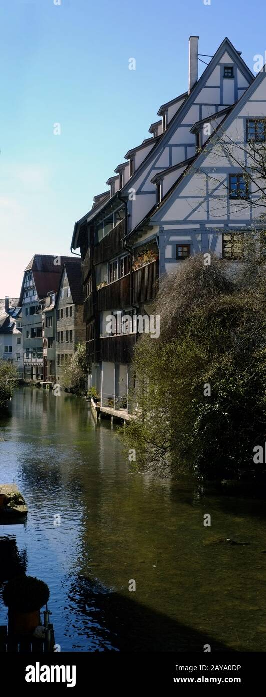 Ulm, Fischerviertel, Fishermens Quarter Stock Photo - Alamy
