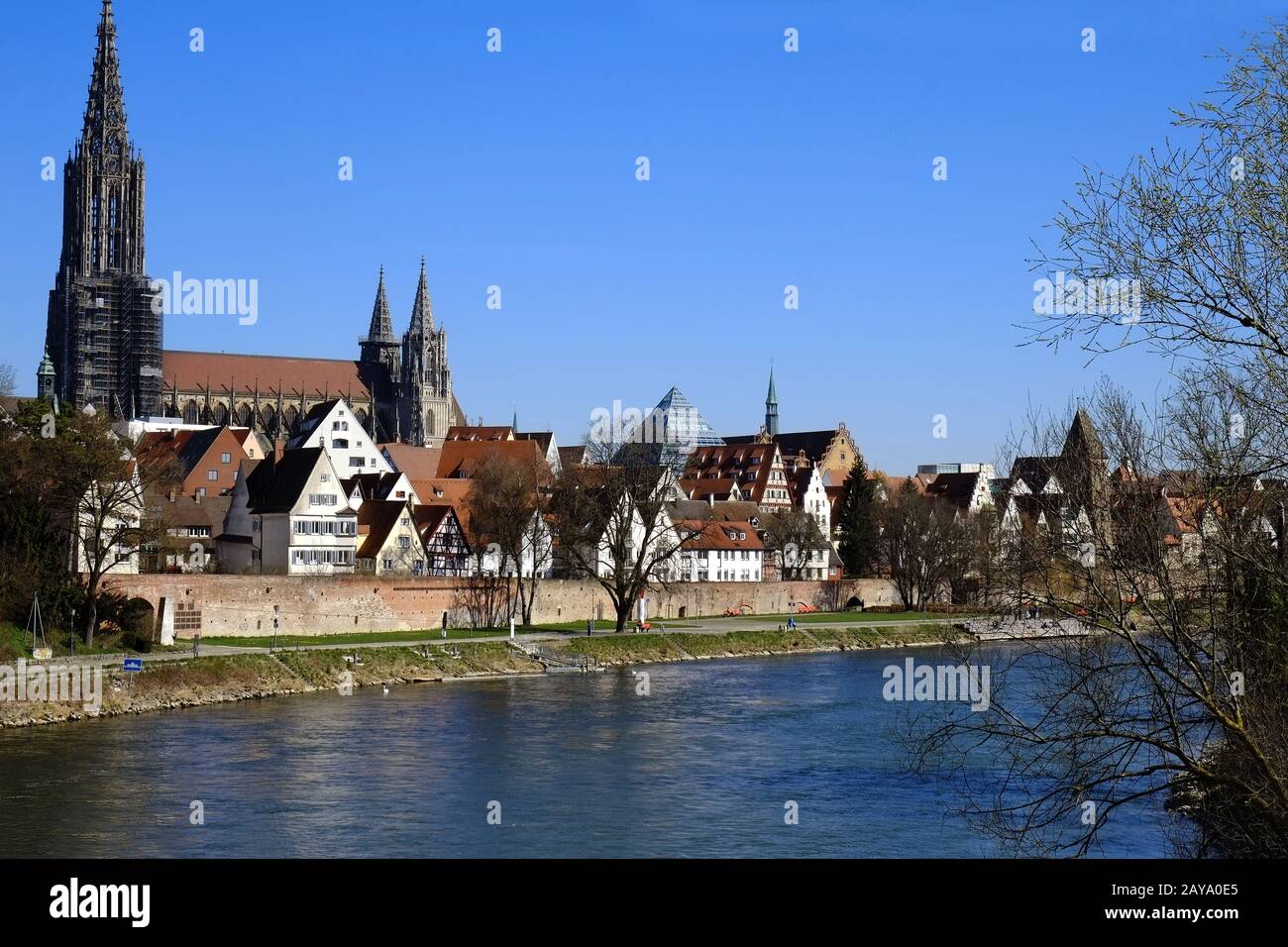 Ulm, city panorama Stock Photo - Alamy