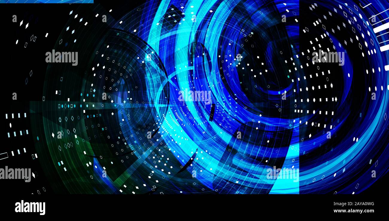 Science Technology Merging Stock Photo - Alamy