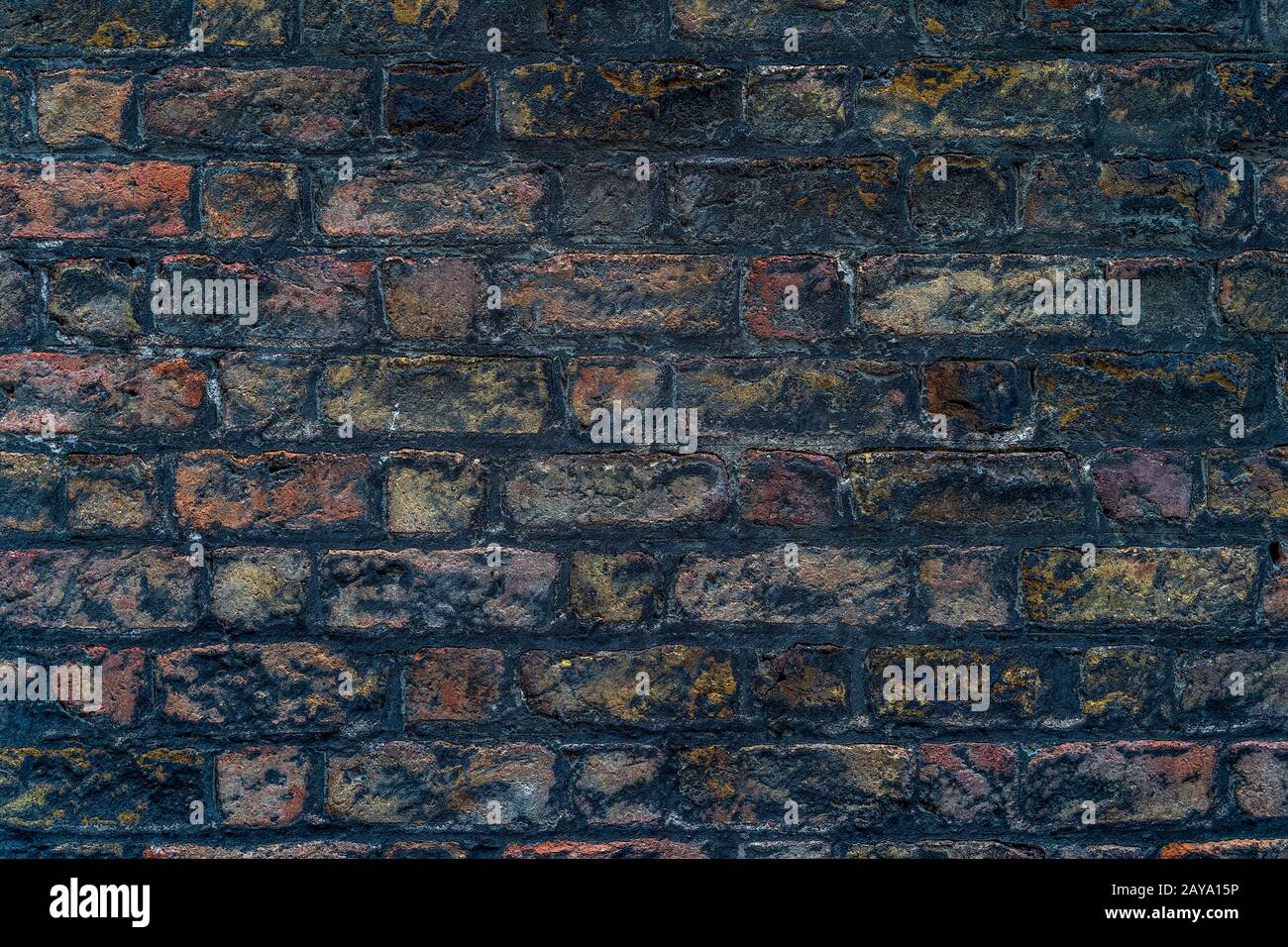 Red rustic Brick Wall Texture Background. Vintage Effect Stock Photo ...