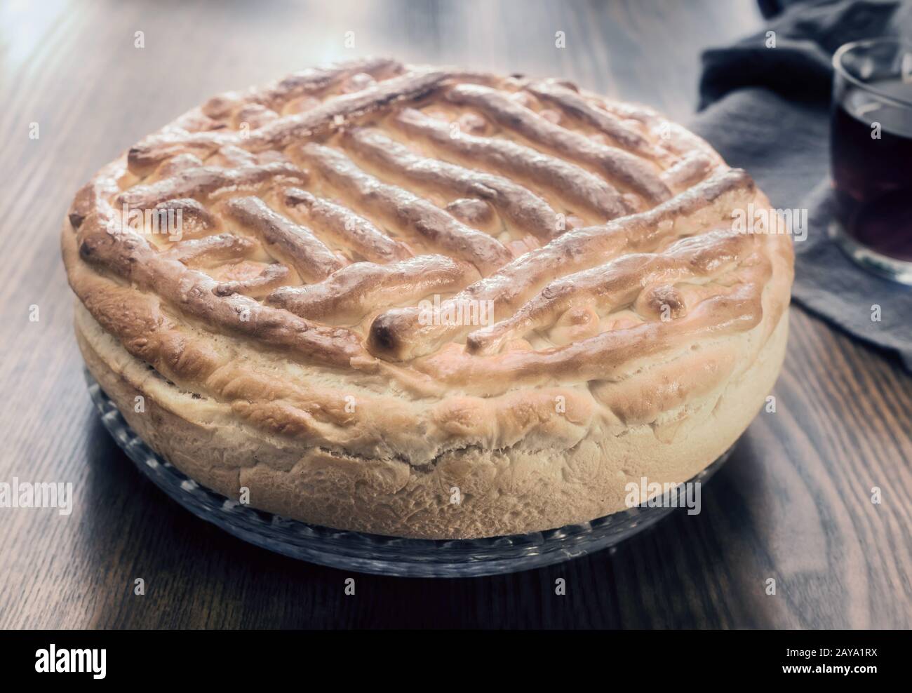 Birthday cake on dining table hi-res stock photography and images - Alamy