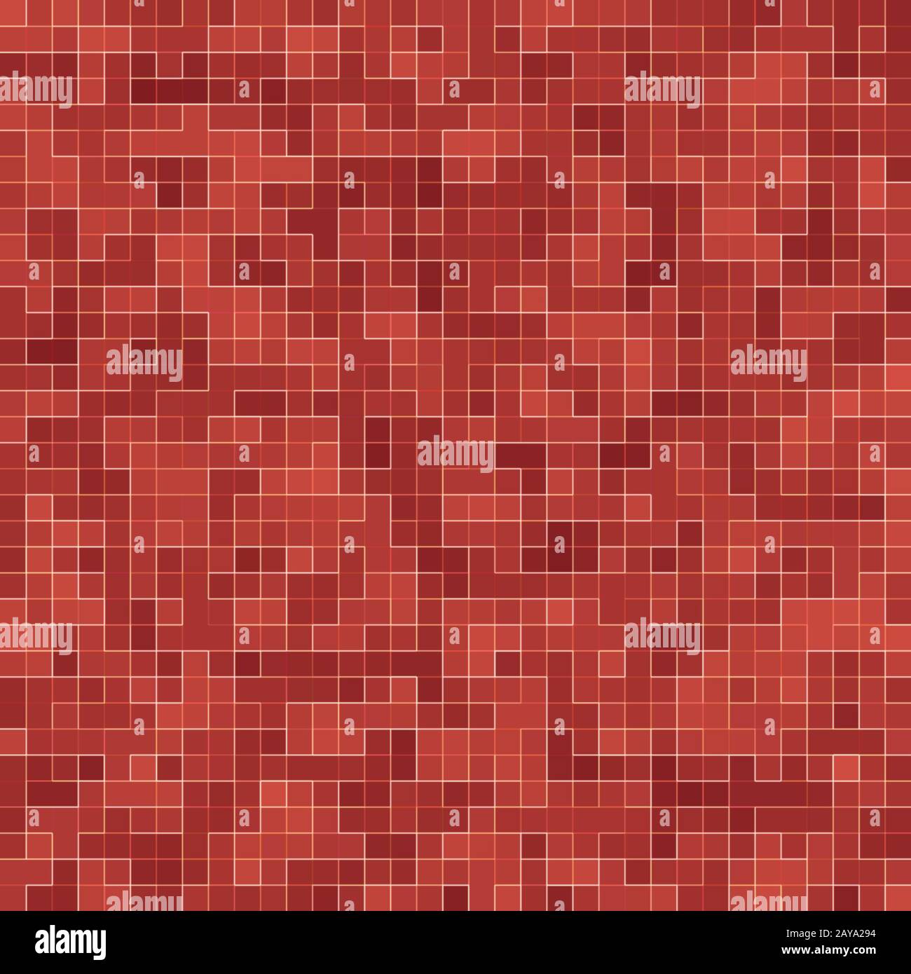 Red ceramic glass colorful tiles mosaic composition pattern background ...