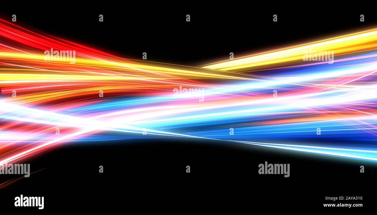 Glowing Energy Lines Stock Photo - Alamy