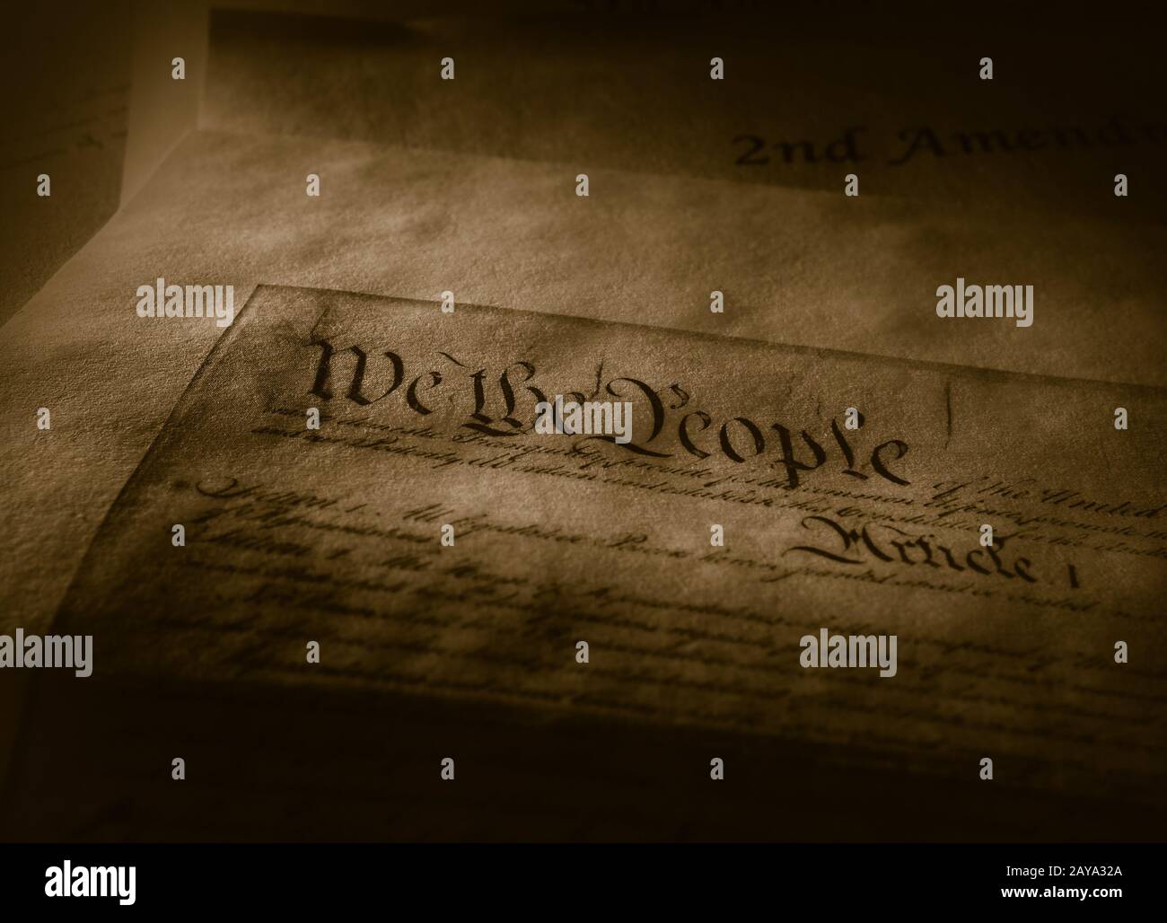 The United States Constitution Stock Photo - Alamy