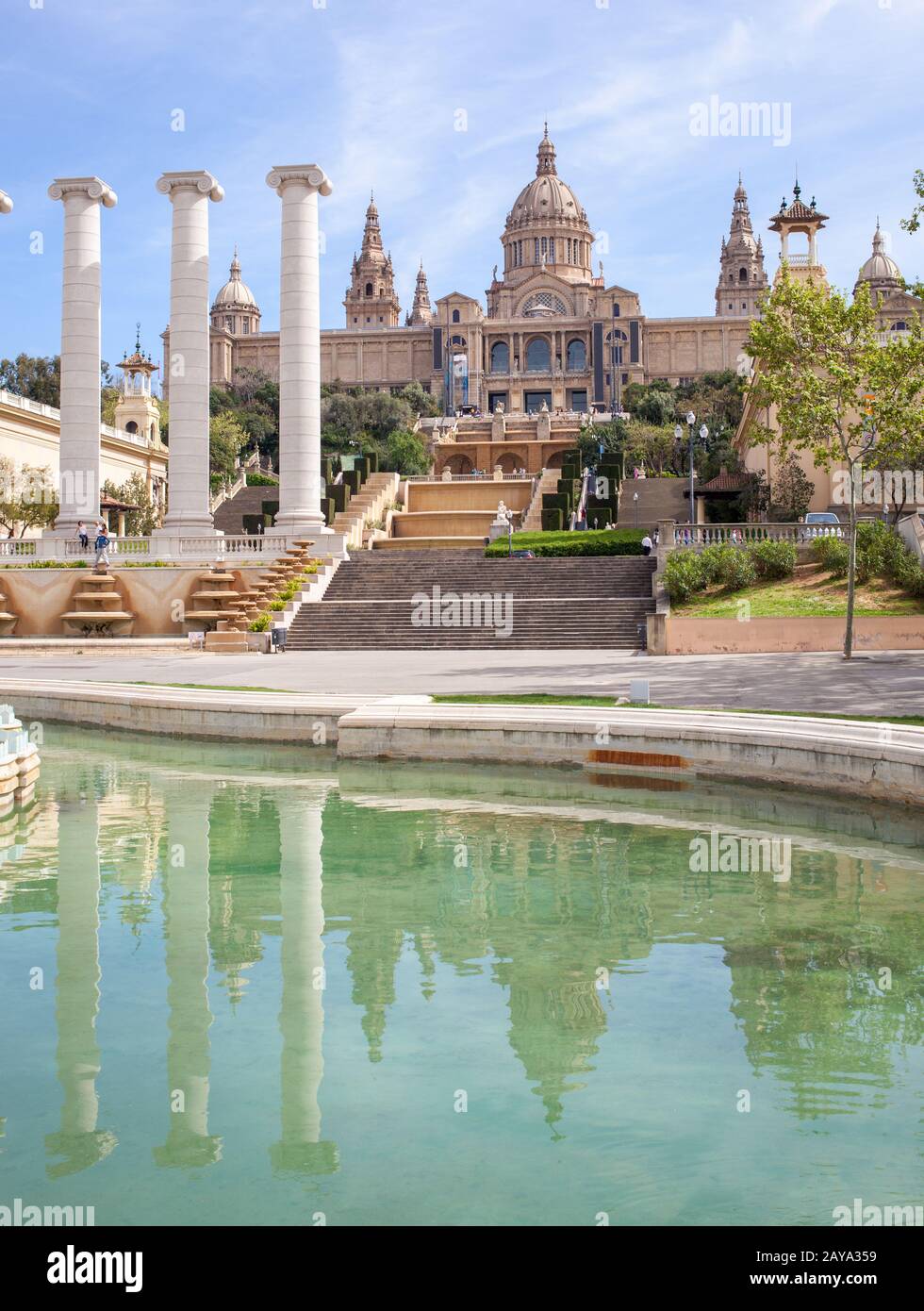 National Art Museum of Catalonia , Barcelona Stock Photo - Alamy