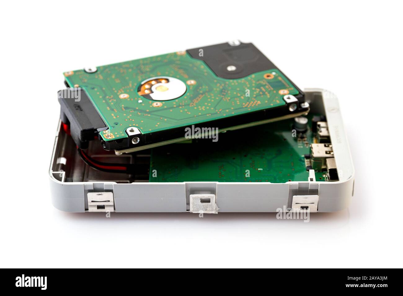 Hard disk drive isolated on white Stock Photo - Alamy