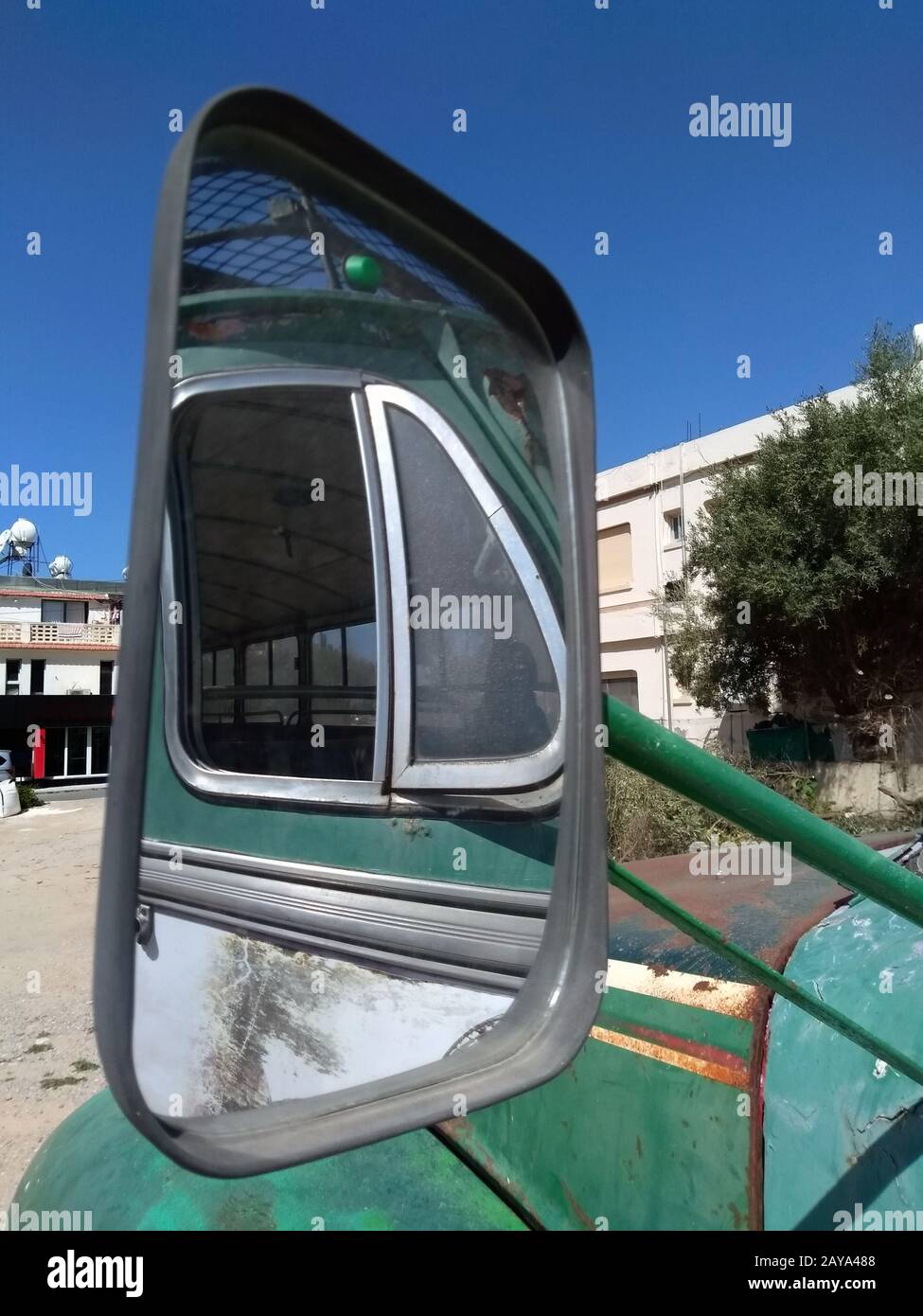 Bus mirror hi-res stock photography and images - Alamy