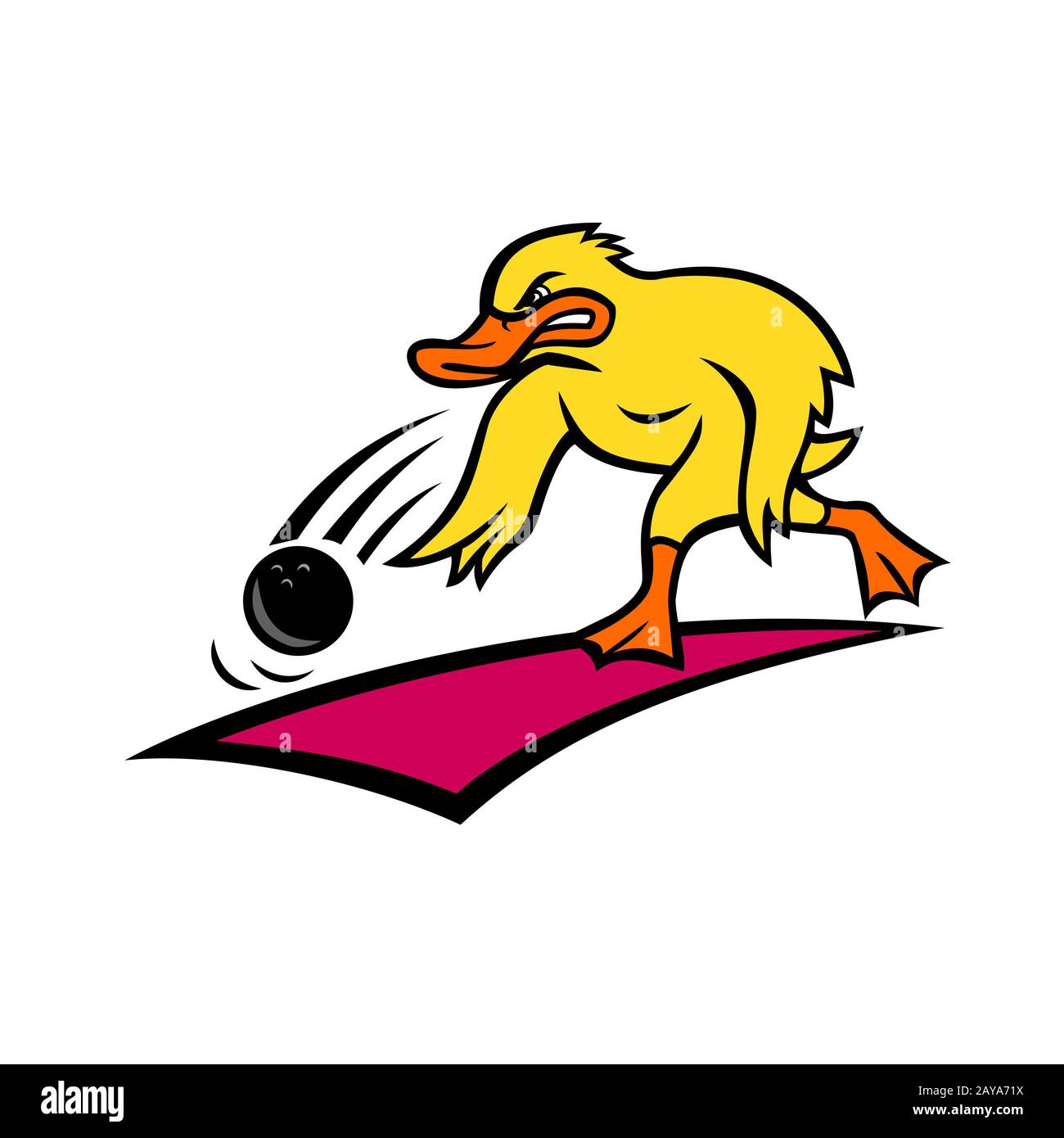 Ten pin bowling cartoon hi-res stock photography and images - Alamy