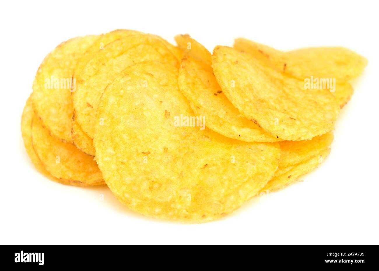 Chips on white Stock Photo - Alamy