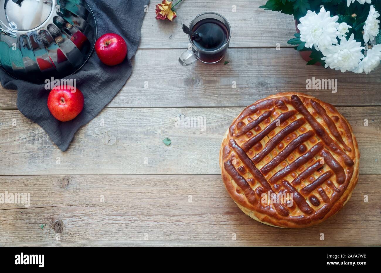 Birthday cake on dining table hi-res stock photography and images - Alamy
