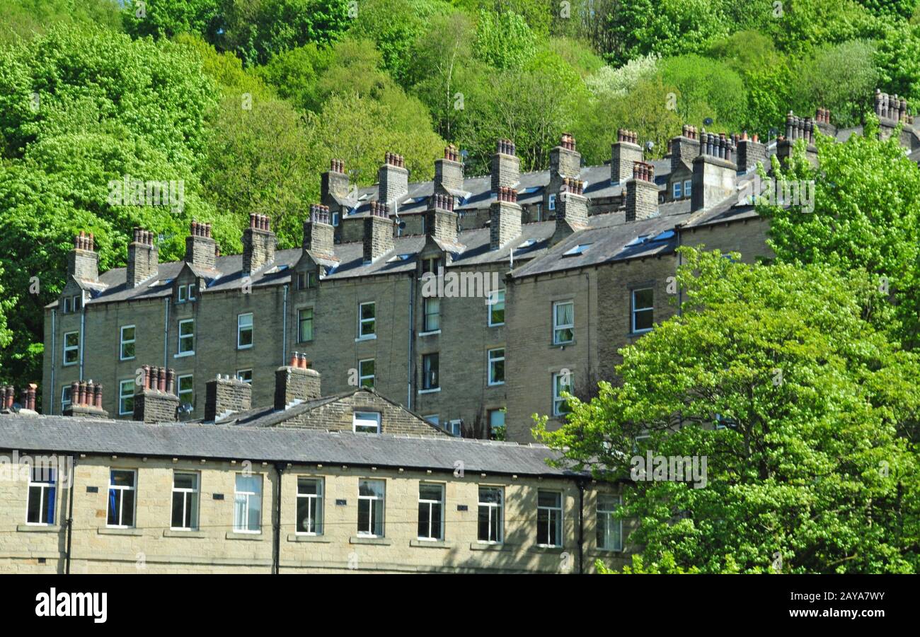 Typical Yorkshire Stone Houses High Resolution Stock Photography and ...