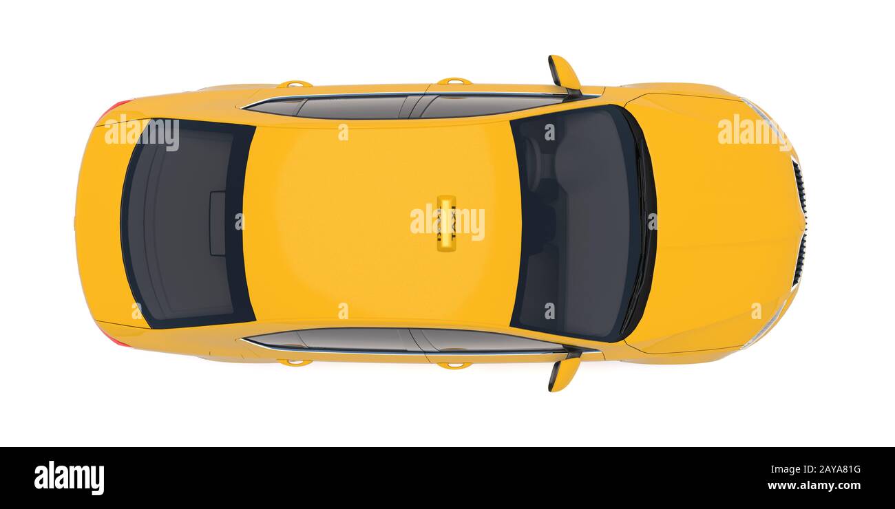 Car top view hi-res stock photography and images - Alamy