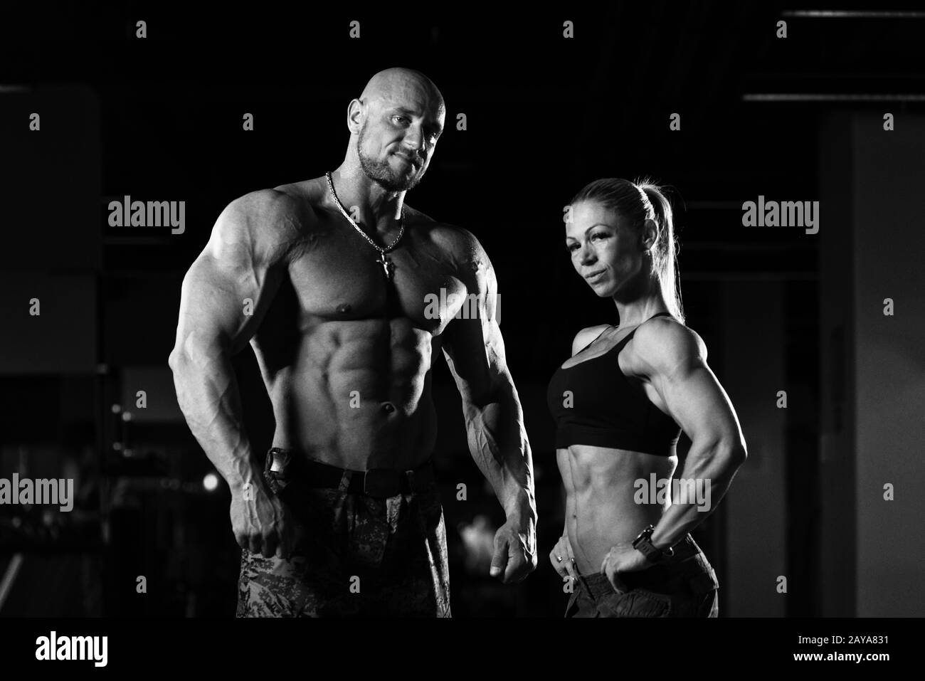 Bodybuilding Couples Photography