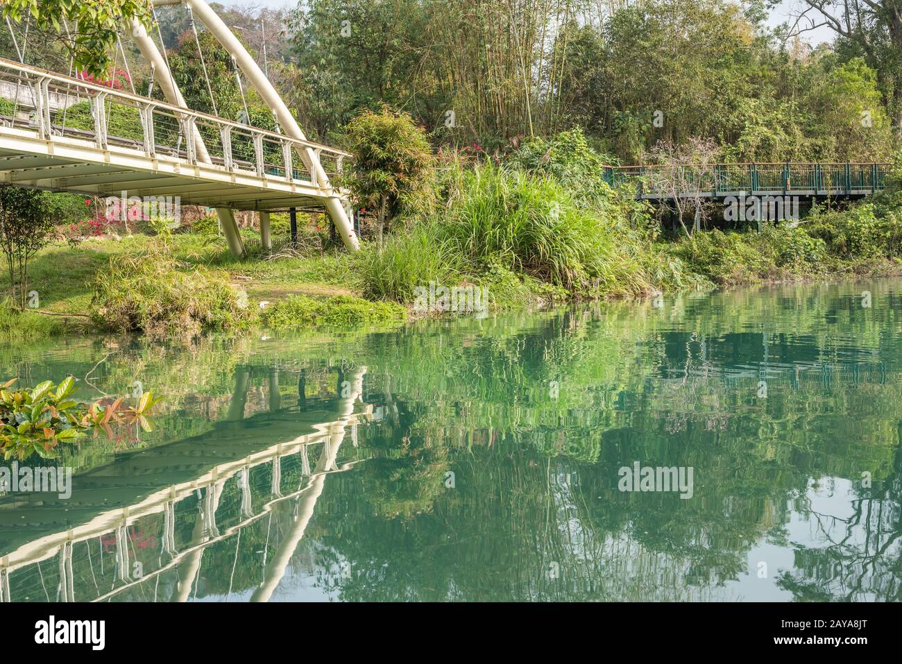 Asia moon bridge taiwan hi-res stock photography and images - Alamy
