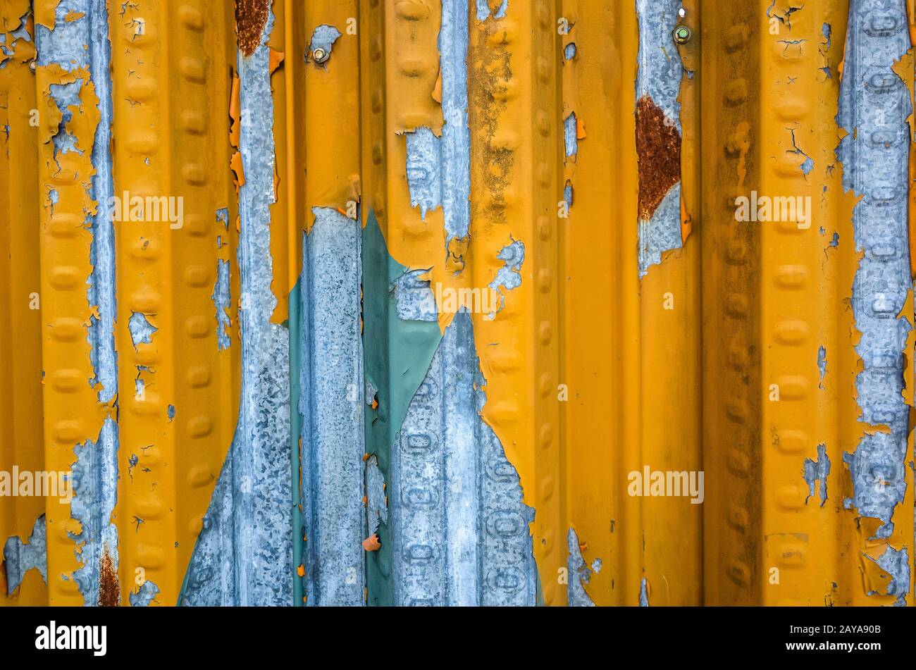 weathered metal wall Stock Photo - Alamy