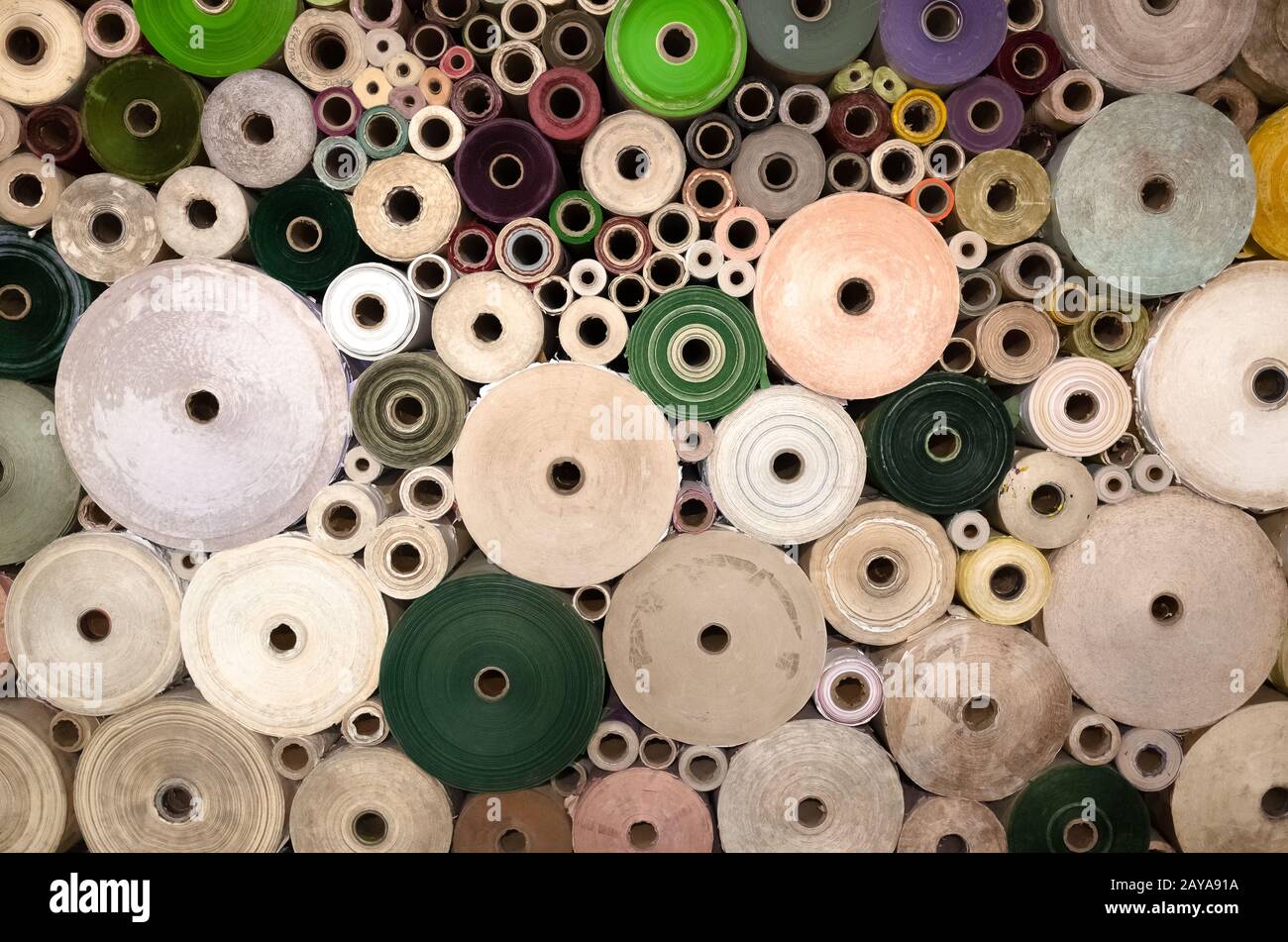 colorful paper sheet in circle Stock Photo - Alamy