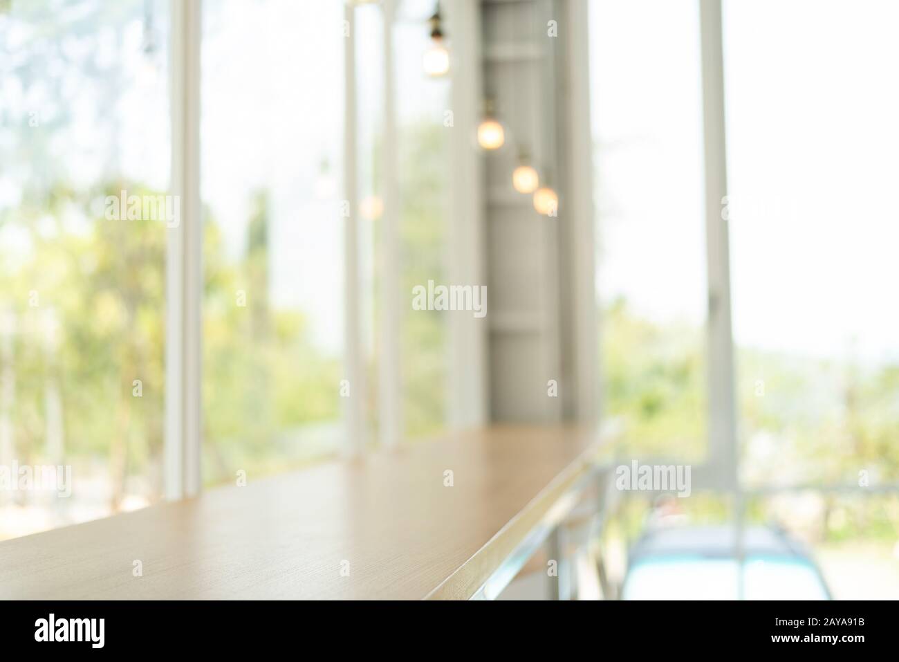 blurred abstract coffee shop background Stock Photo - Alamy